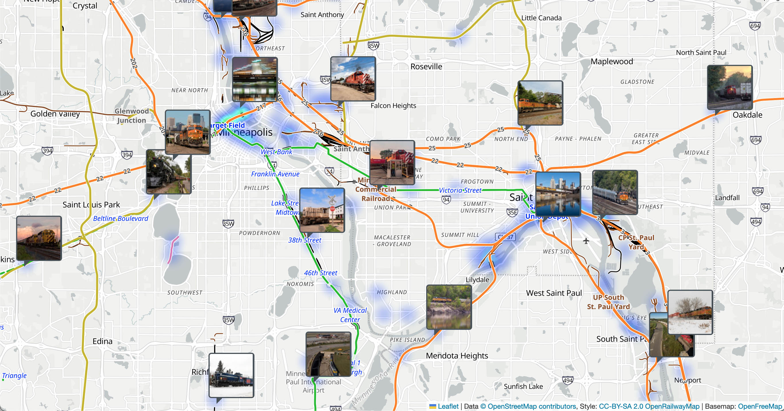 Railfan Atlas - Train Photo Map